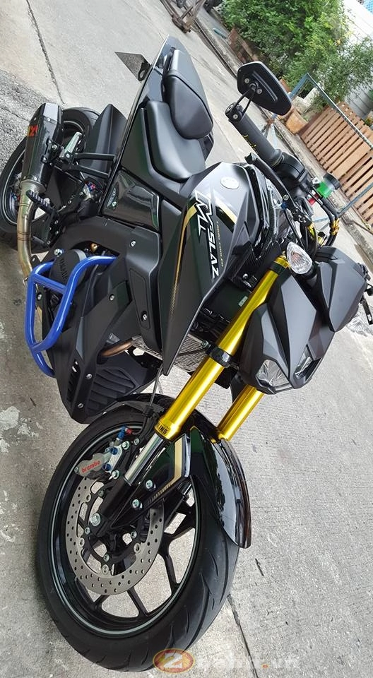 M-Slaz 150 phá zin với những món hàng hiệu - HOCHOIMOINGAY.com